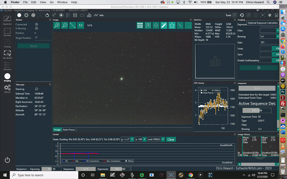 Image Capture Software - Maxim Dobres ARPS FRAS - Astrophotography